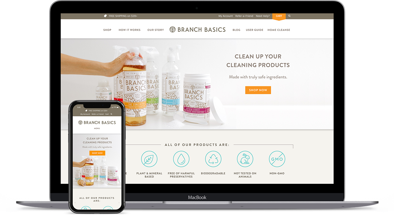 Branch Basics - CPG Ecommerce brand [Case Study]